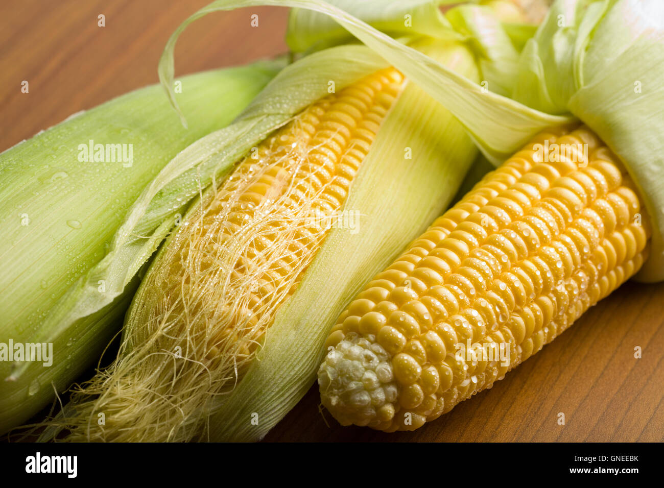 fresh maize with water droplets Stock Photo - Alamy