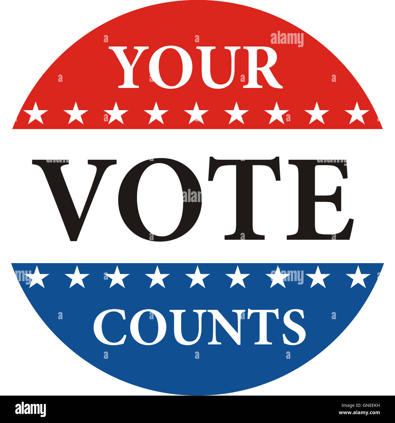 your vote counts Stock Photo - Alamy