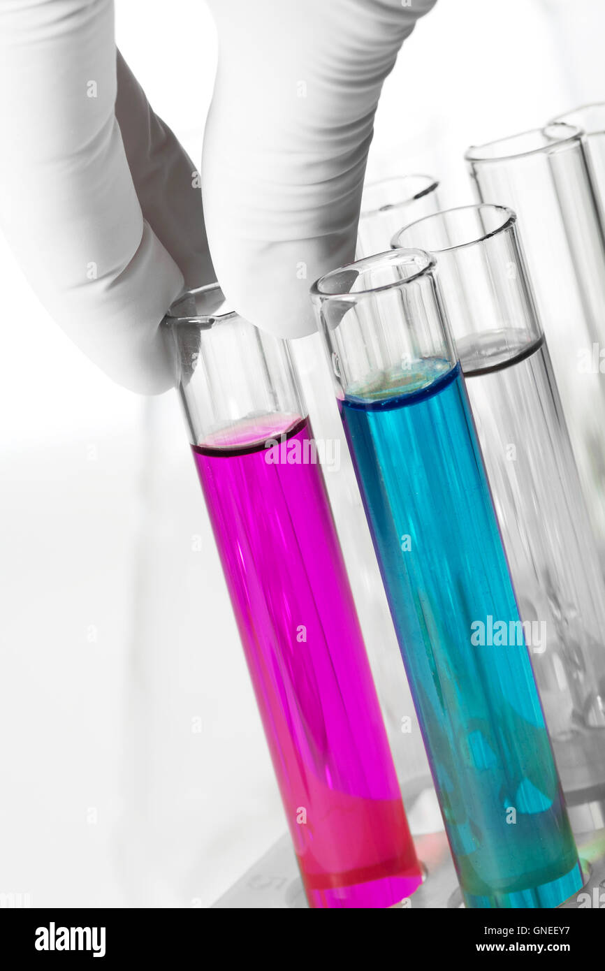 hand taking test tube Stock Photo - Alamy