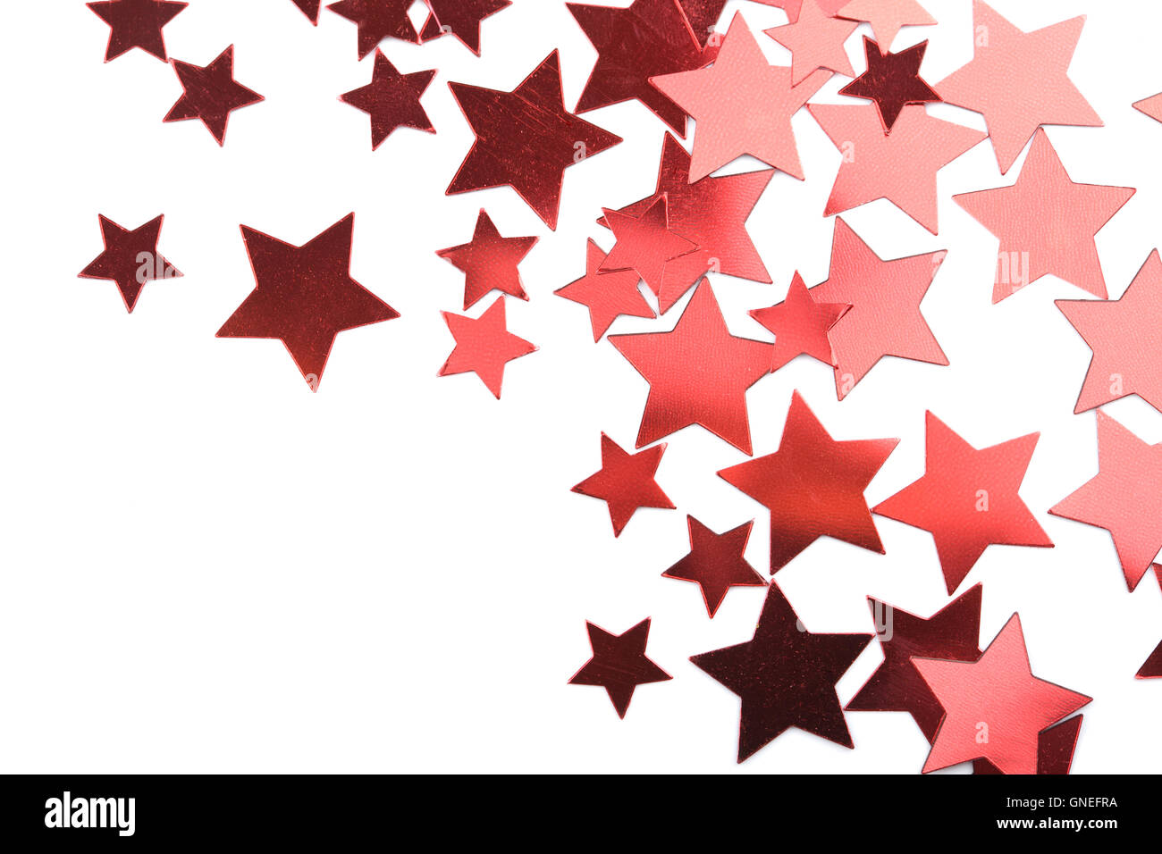 holiday red stars isolated Stock Photo - Alamy