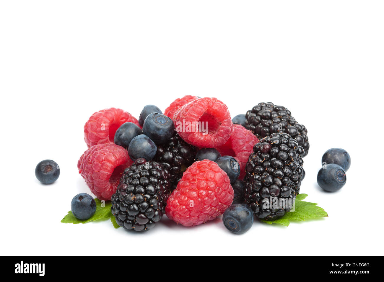 fresh berries isolated Stock Photo - Alamy