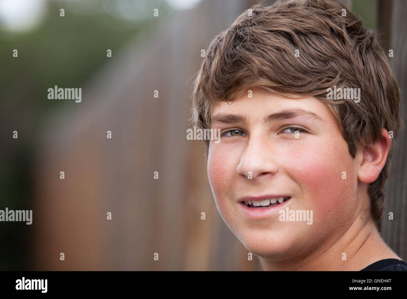 Confident Teenager Smiling Stock Photo - Alamy Confident Teenager Smiling Stock Photo - Alamy