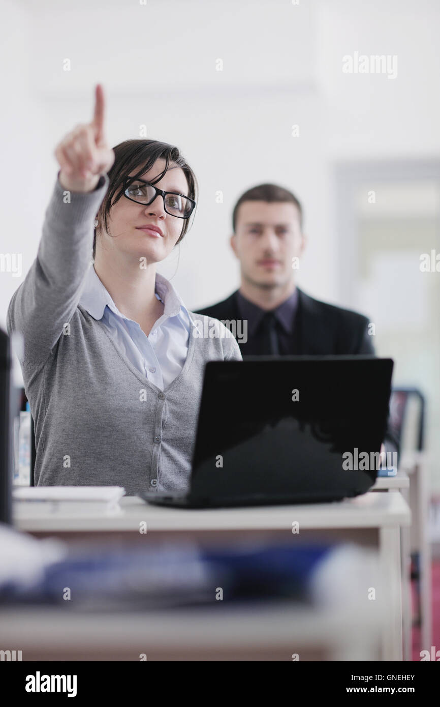 business people group on seminar Stock Photo - Alamy