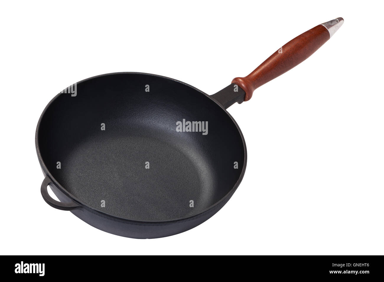 Frying pan on white background Stock Photo - Alamy