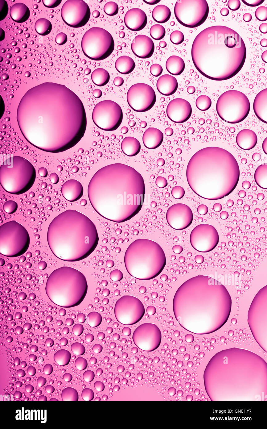 pink water drops background Stock Photo - Alamy