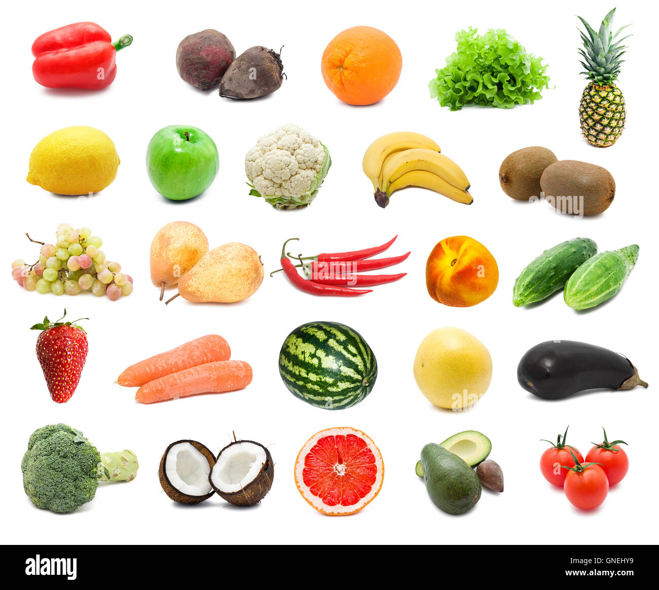 Fruits and vegetables Stock Photo - Alamy