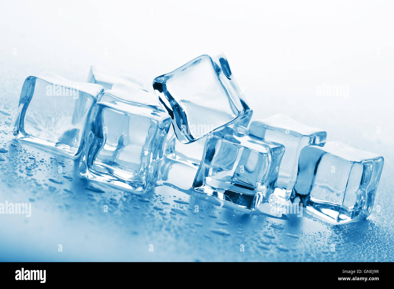 melting ice cubes Stock Photo - Alamy