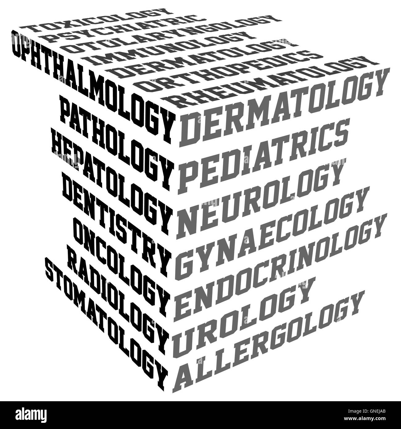 Medical terms Black and White Stock Photos & Images - Alamy