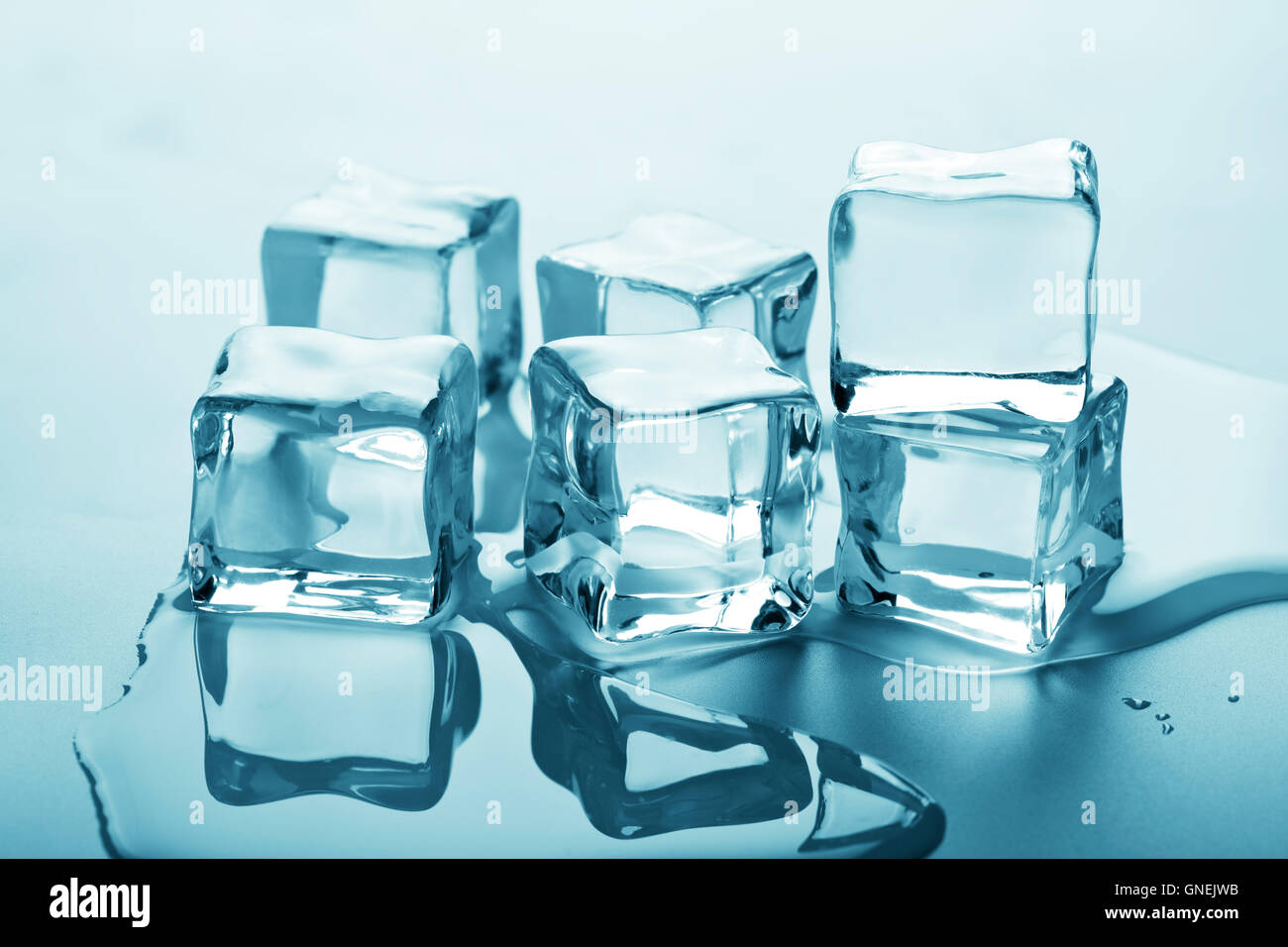 melting ice cubes Stock Photo - Alamy