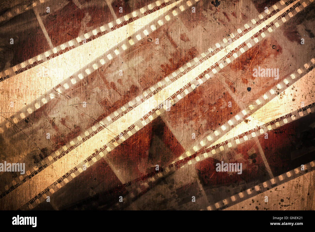 old grunge negative films background Stock Photo - Alamy