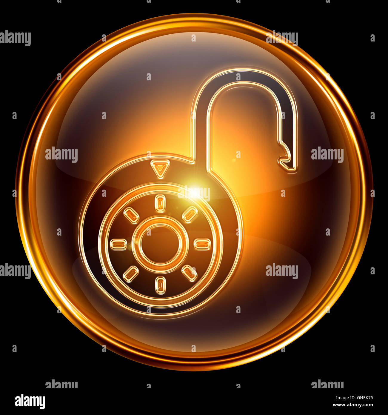 Golden lock pass hi-res stock photography and images - Alamy