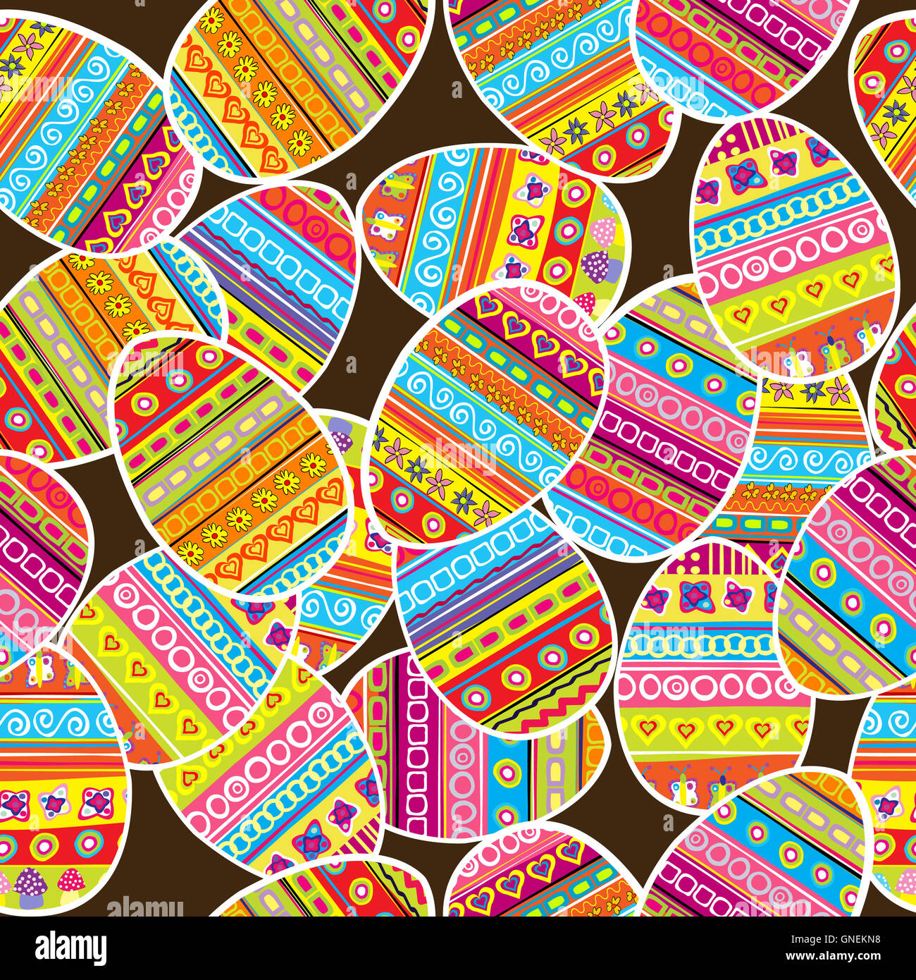 Easter background seamless pattern Stock Photo - Alamy