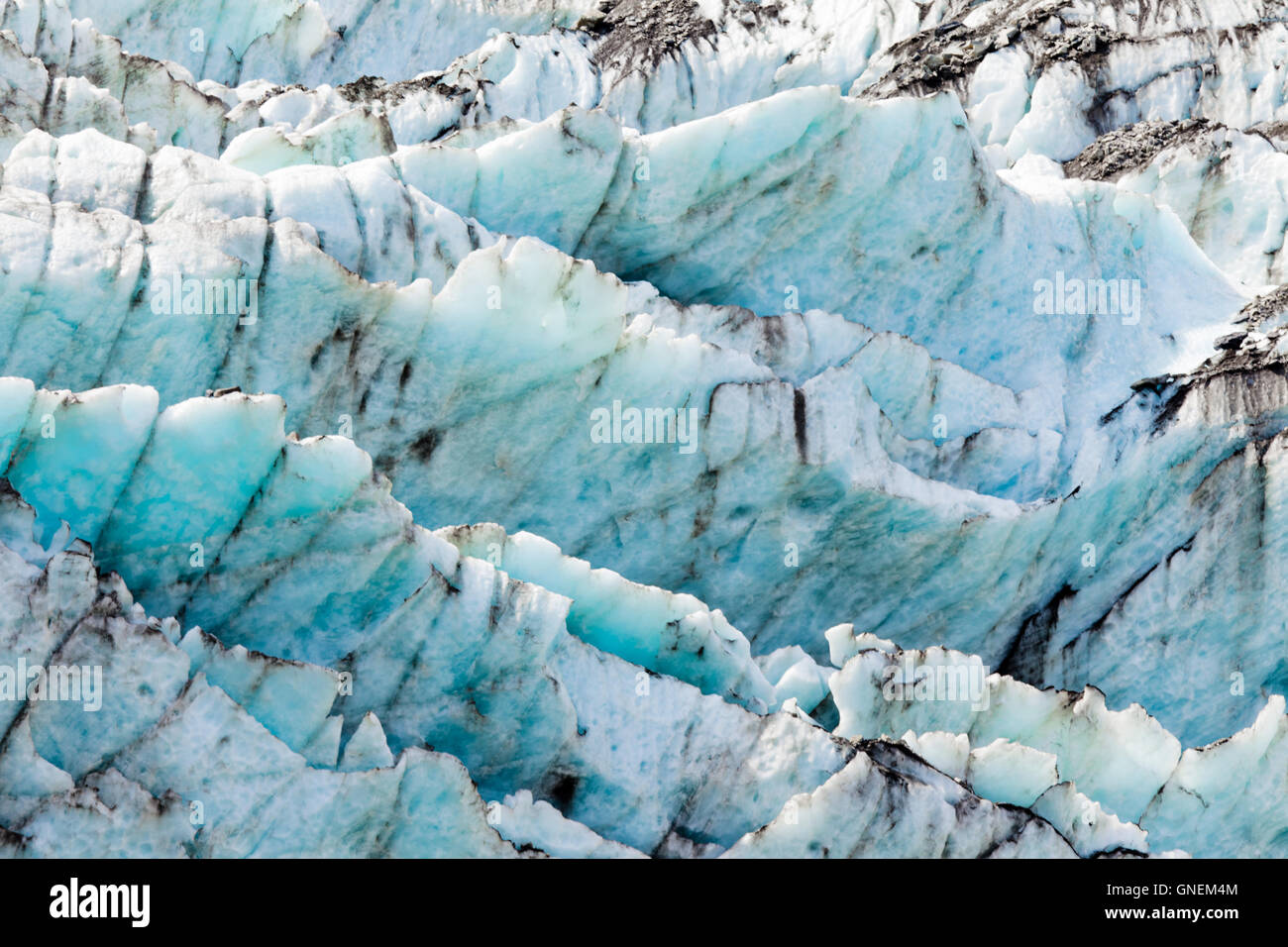 Blue glacier ice background texture pattern Stock Photo - Alamy