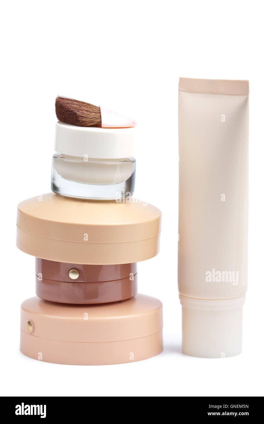 assorted makeup isolated Stock Photo - Alamy