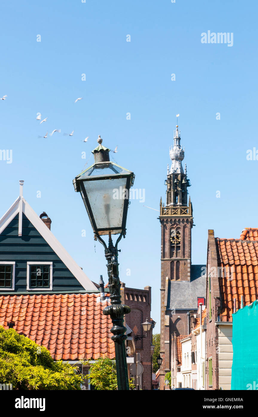 Lamp post in Edam Stock Photo - Alamy