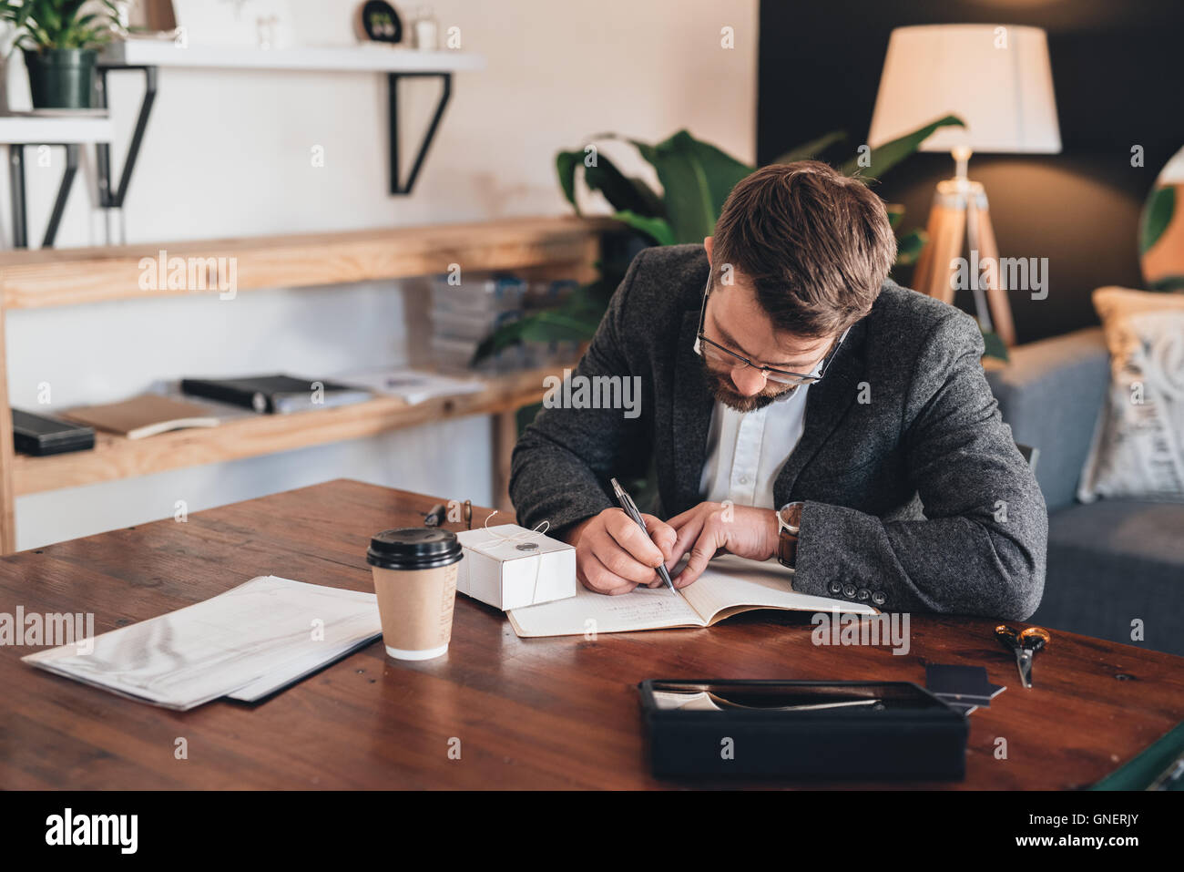 One more box ready for shipping Stock Photo - Alamy