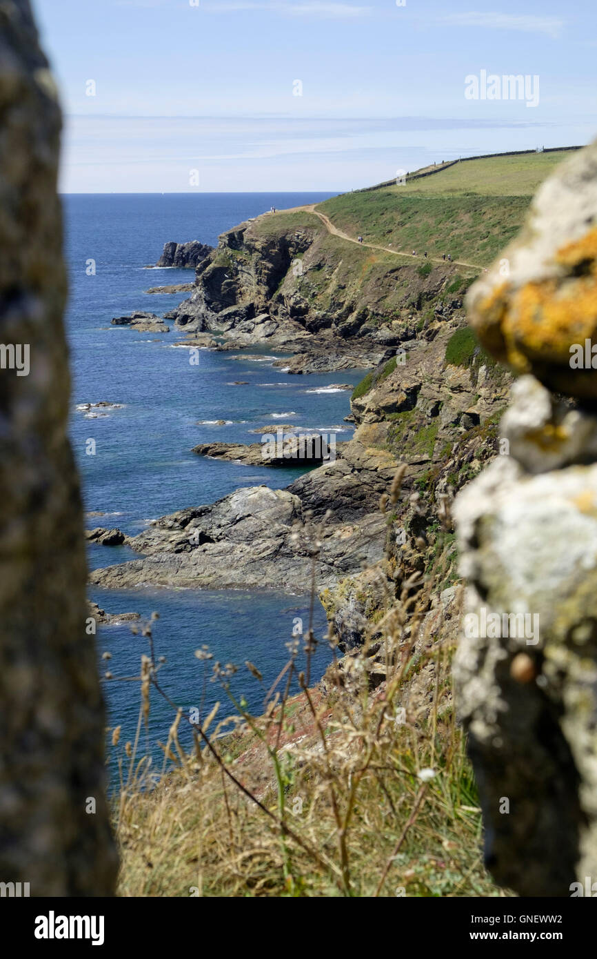 Around the most southerly point at the Lizard Cornwall England UK Old ...