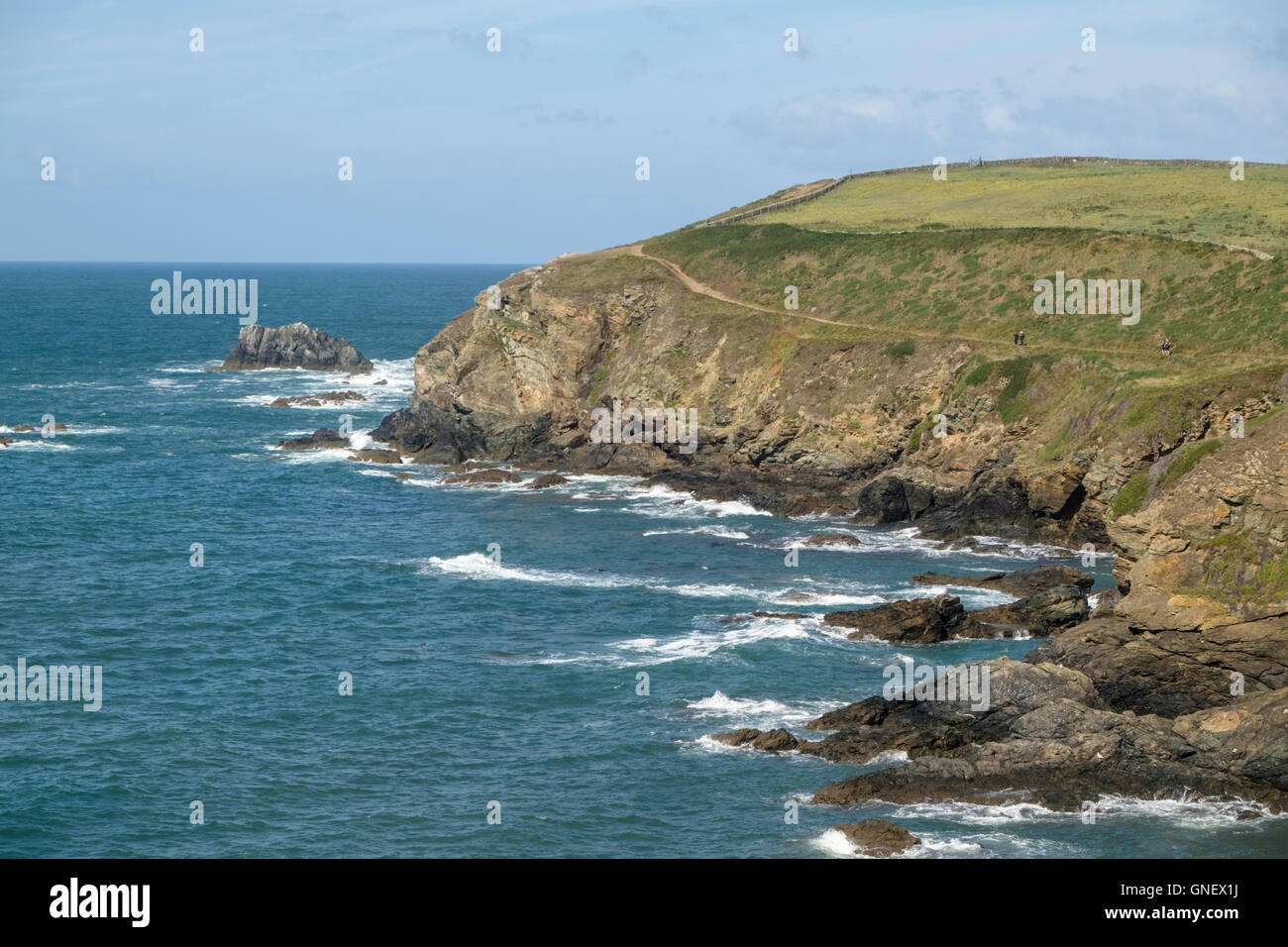 Around the most southerly point at the Lizard Cornwall England UK Old ...