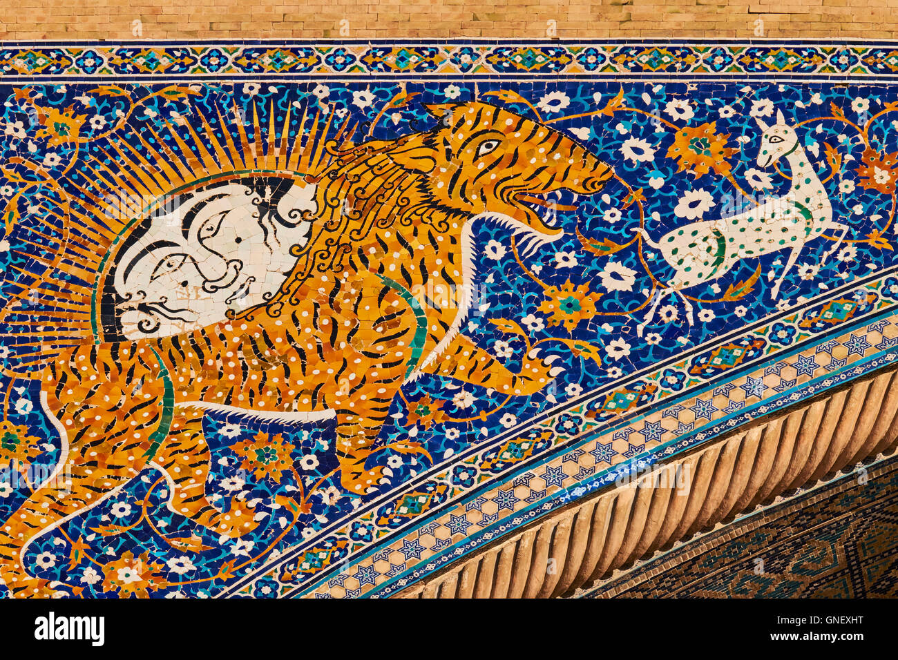 Uzbekistan, Samarkand, Unesco World Heritage, the Reghistan, Chir Dor ...