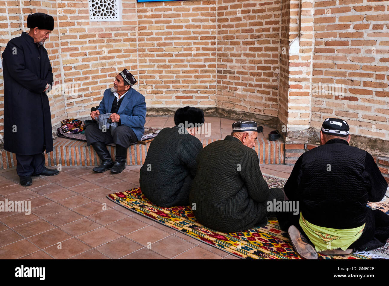 Uzbekistan, Fergana region, Kokand, capital of Khanat of Kokand, Mosque ...
