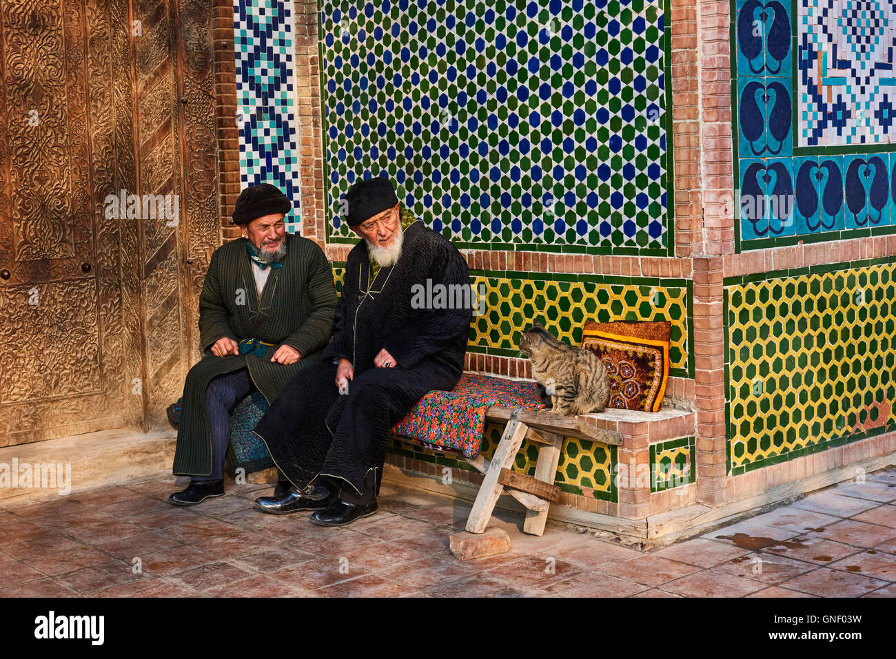 Uzbekistan, Fergana region, Kokand, capital of Khanat of Kokand, Dakhma ...