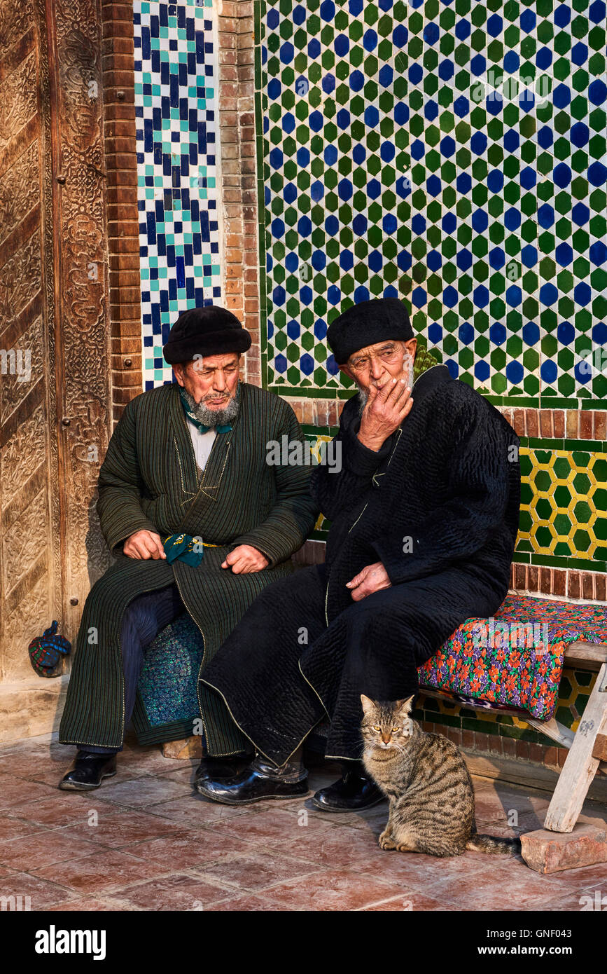 Uzbekistan, Fergana region, Kokand, capital of Khanat of Kokand, Dakhma ...