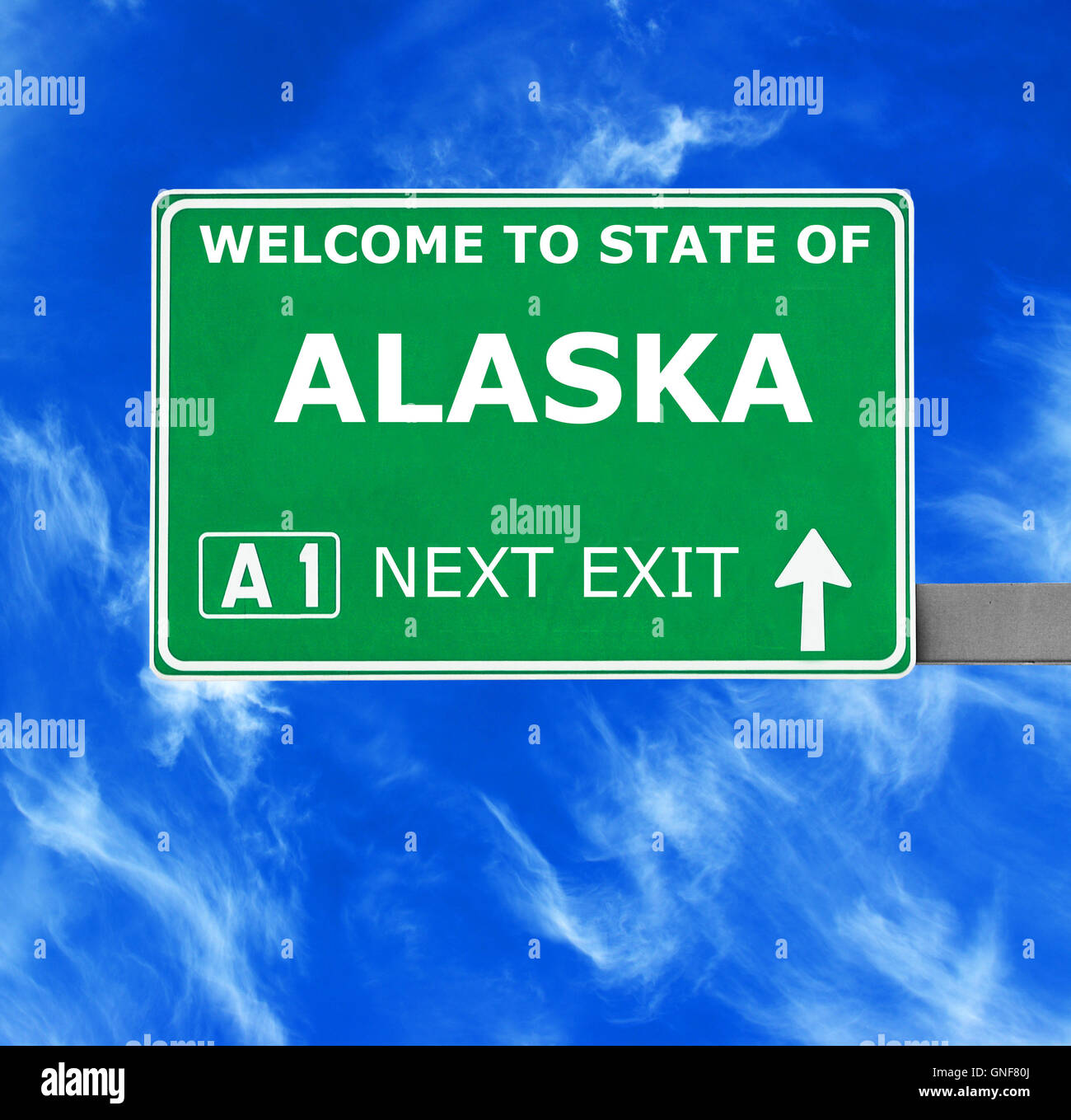 Visit alaska billboard hi-res stock photography and images - Alamy