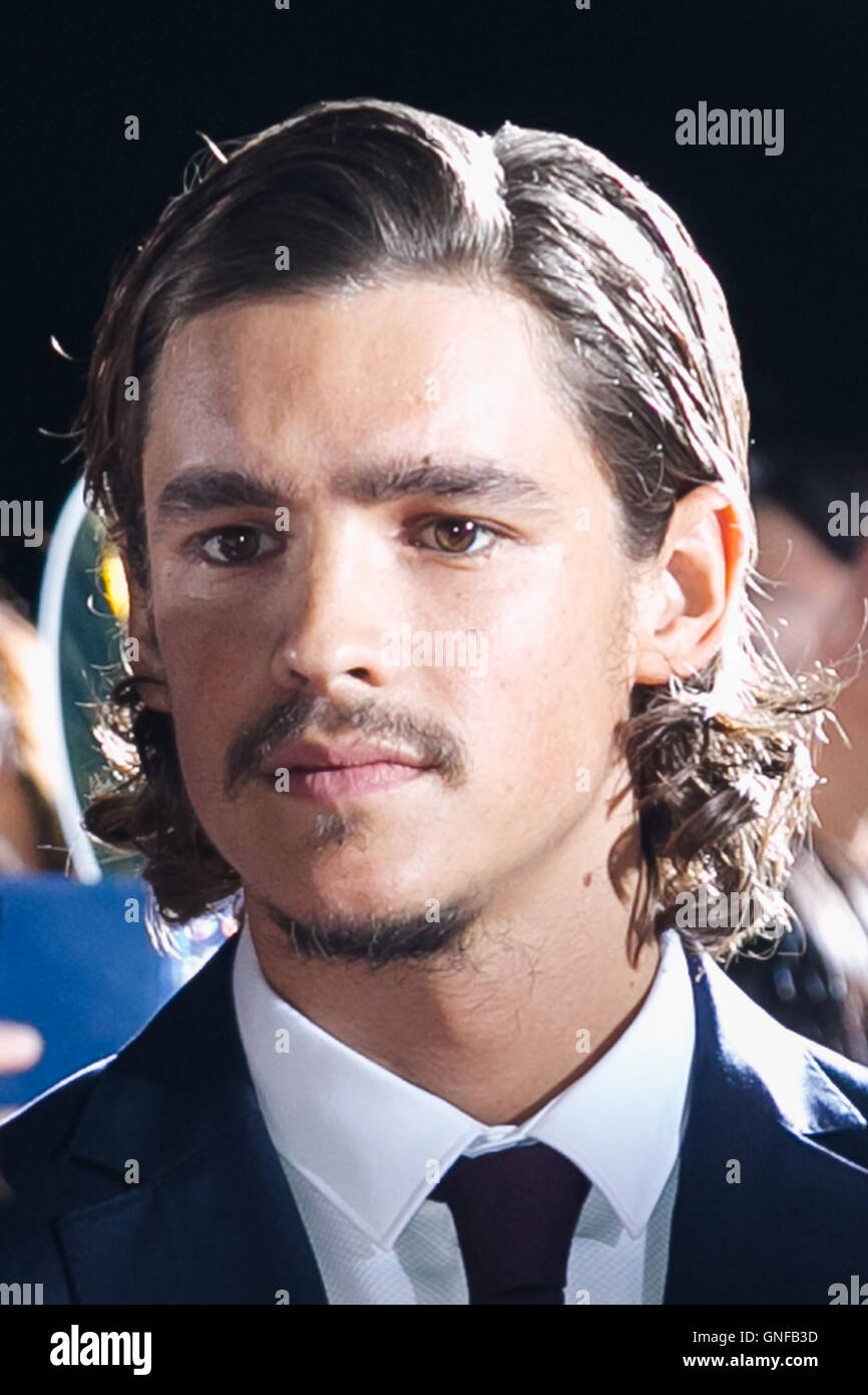 Tokyo, Japan. 30th August, 2016. Australian actor Brenton Thwaites ...