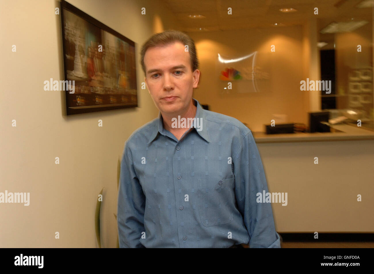 Atlanta, GA, USA. 17th Aug, 2007. John Mark Karr is prepped by makeup ...