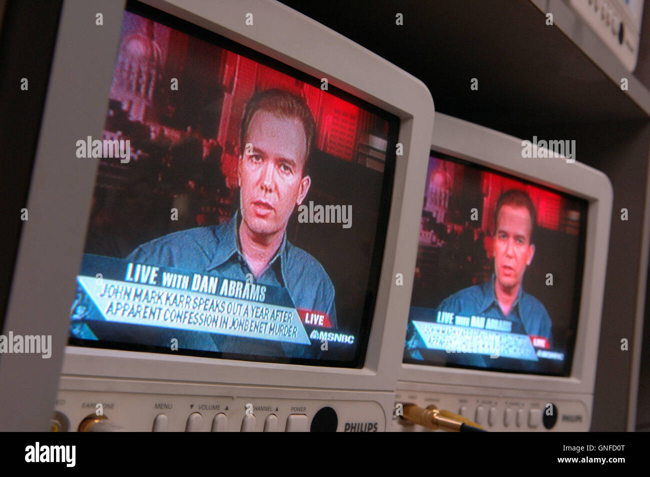 Atlanta, GA, USA. 17th Aug, 2007. John Mark Karr is prepped by makeup ...
