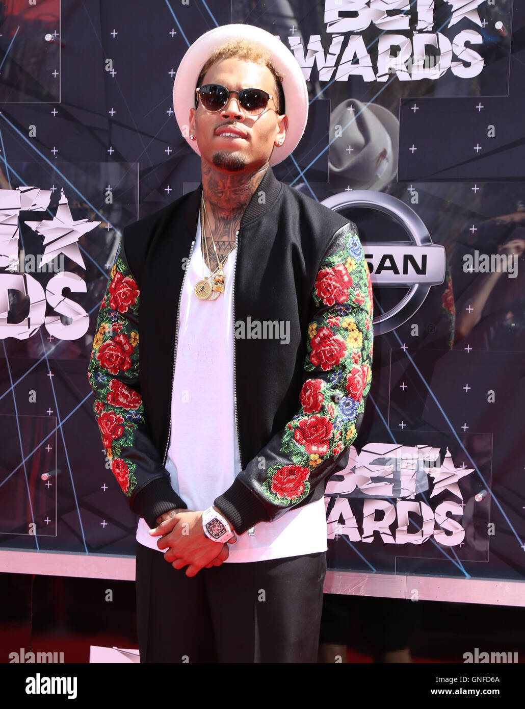 LOS ANGELES, CA - JUNE 28: Chris Brown attends the 2015 BET Awards at ...