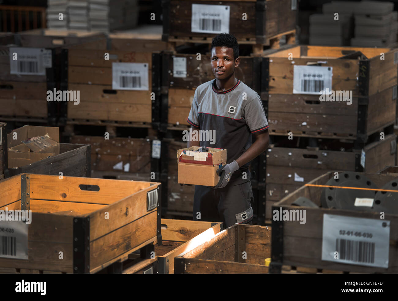 Ali Khadar (18, Somalia), who began an apprenticeship as a technical ...