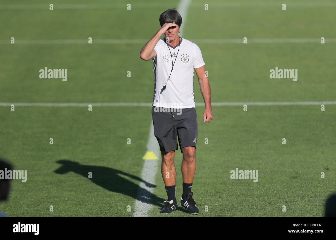Duesseldorf, Germany. 30th Aug, 2016. Germany national coach Joachim ...