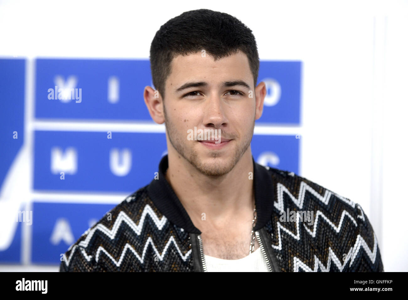 Nick Jonas attends the 2016 MTV Video Music Awards at Madison Square ...