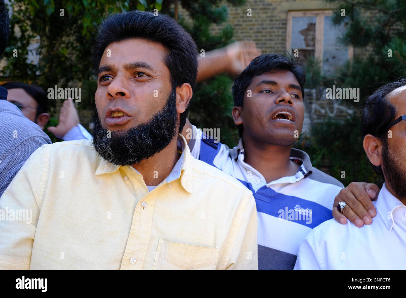 London, UK, 30th August 2016. Members of the International Forum for ...