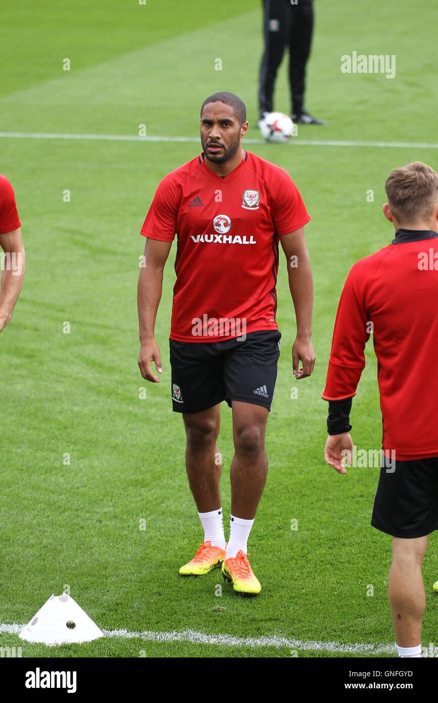 Ashley williams wales football hi-res stock photography and images - Alamy
