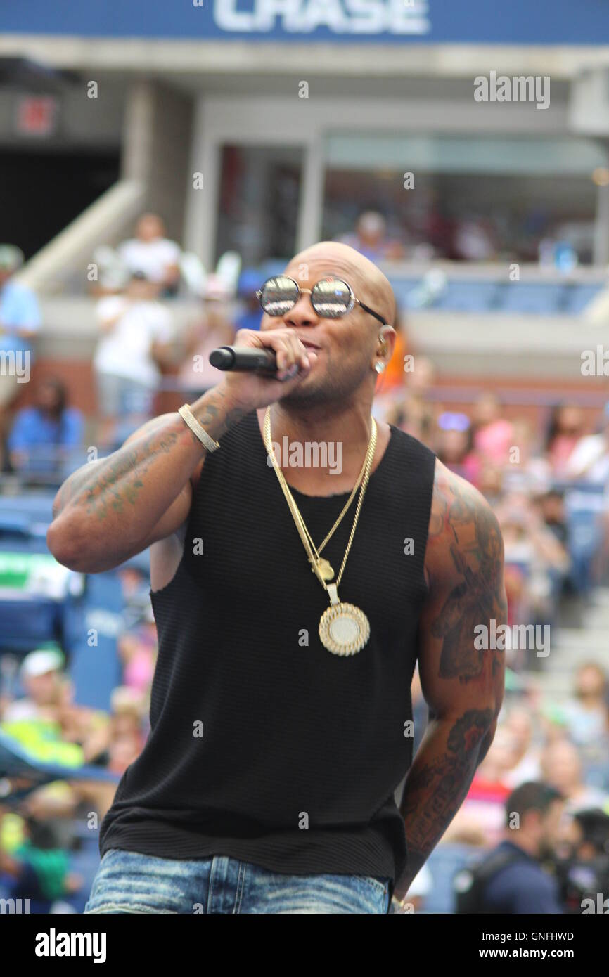 New York, New York, USA. 31st Aug, 2016. FLO RIDA PERFORM DURING THE ...