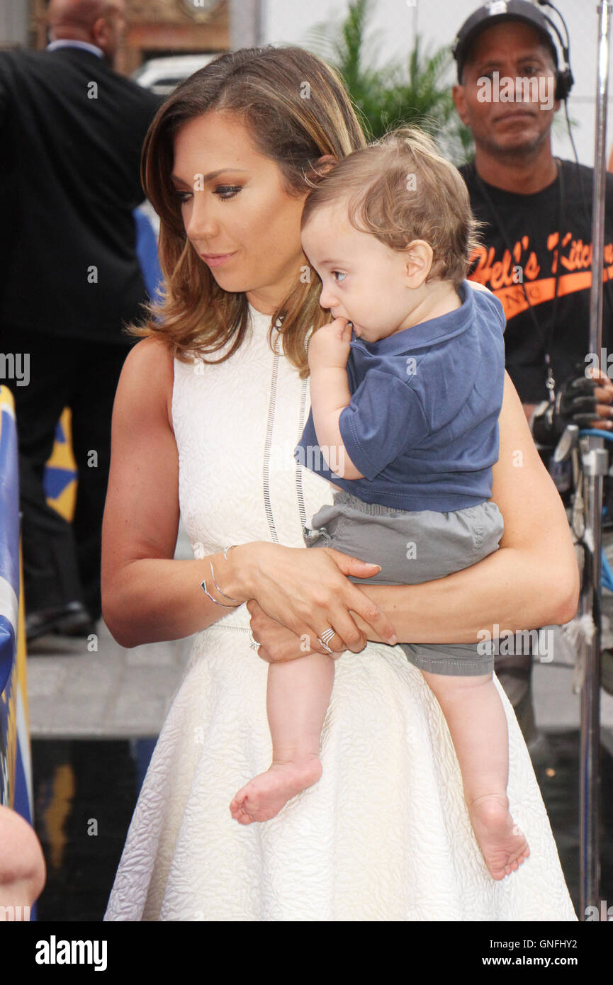 NEW YORK, NY-August 31: Ginger Zee, Adrian Benjamin Colonomos at Good ...