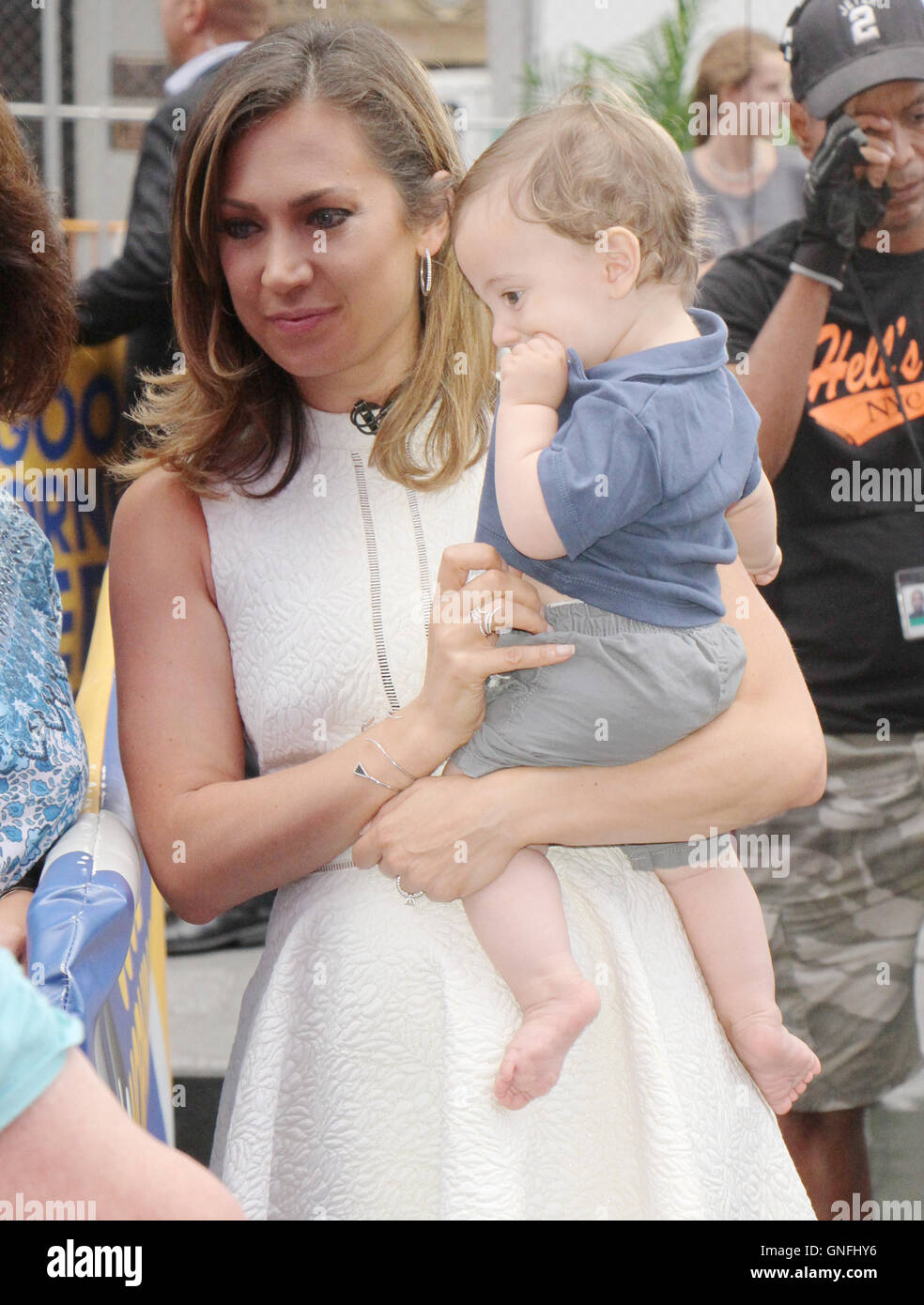 NEW YORK, NY-August 31: Ginger Zee, Adrian Benjamin Colonomos at Good ...