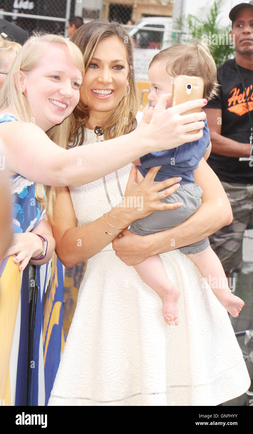 NEW YORK, NY-August 31: Ginger Zee, Adrian Benjamin Colonomos at Good ...