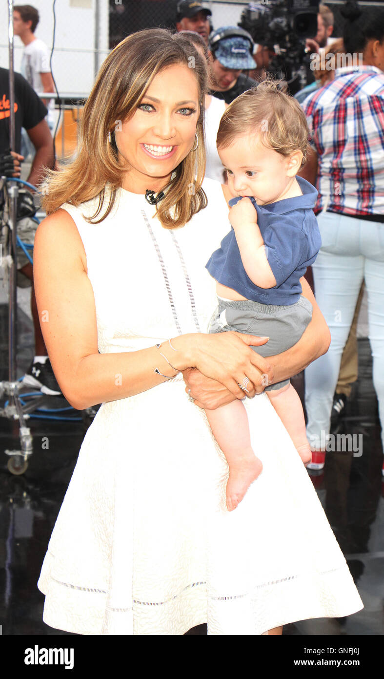 NEW YORK, NY-August 31: Ginger Zee, Adrian Benjamin Colonomos at Good ...