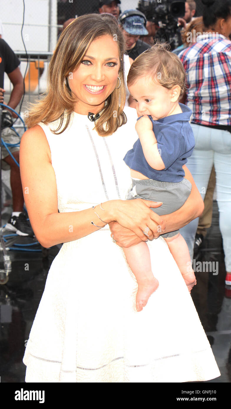 NEW YORK, NY-August 31: Ginger Zee, Adrian Benjamin Colonomos at Good ...