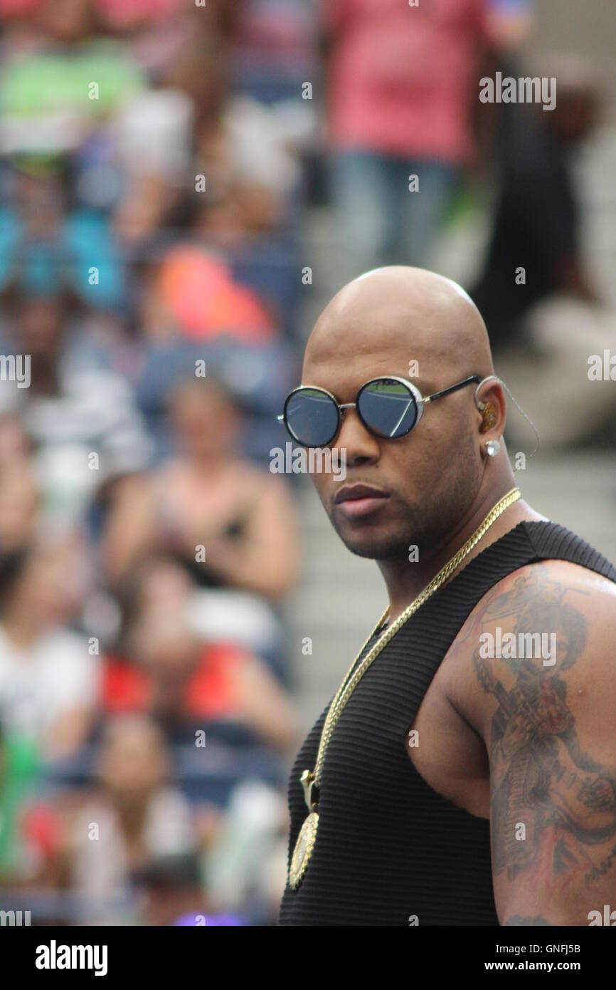 New York, New York, USA. 31st Aug, 2016. FLO RIDA PERFORM DURING THE ...