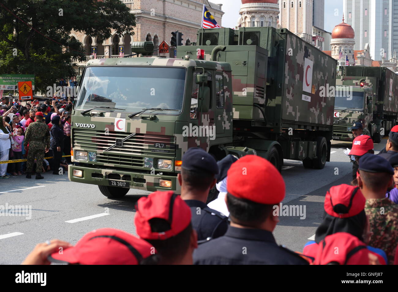 Kuala Lumpur, Malaysia. 31st August, 2016. : Military medical unit ...