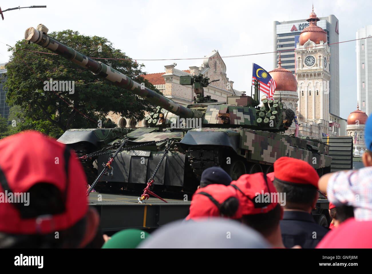 Kuala Lumpur, Malaysia. 31st August, 2016. : Military air force unit ...