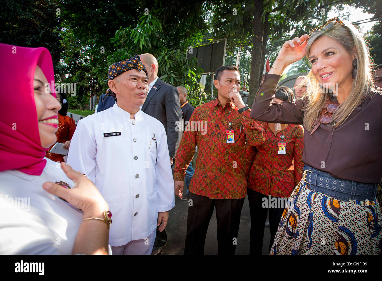 Jakarta, Indonesia. 31st August, 2016. Queen Maxima of The Netherlands ...
