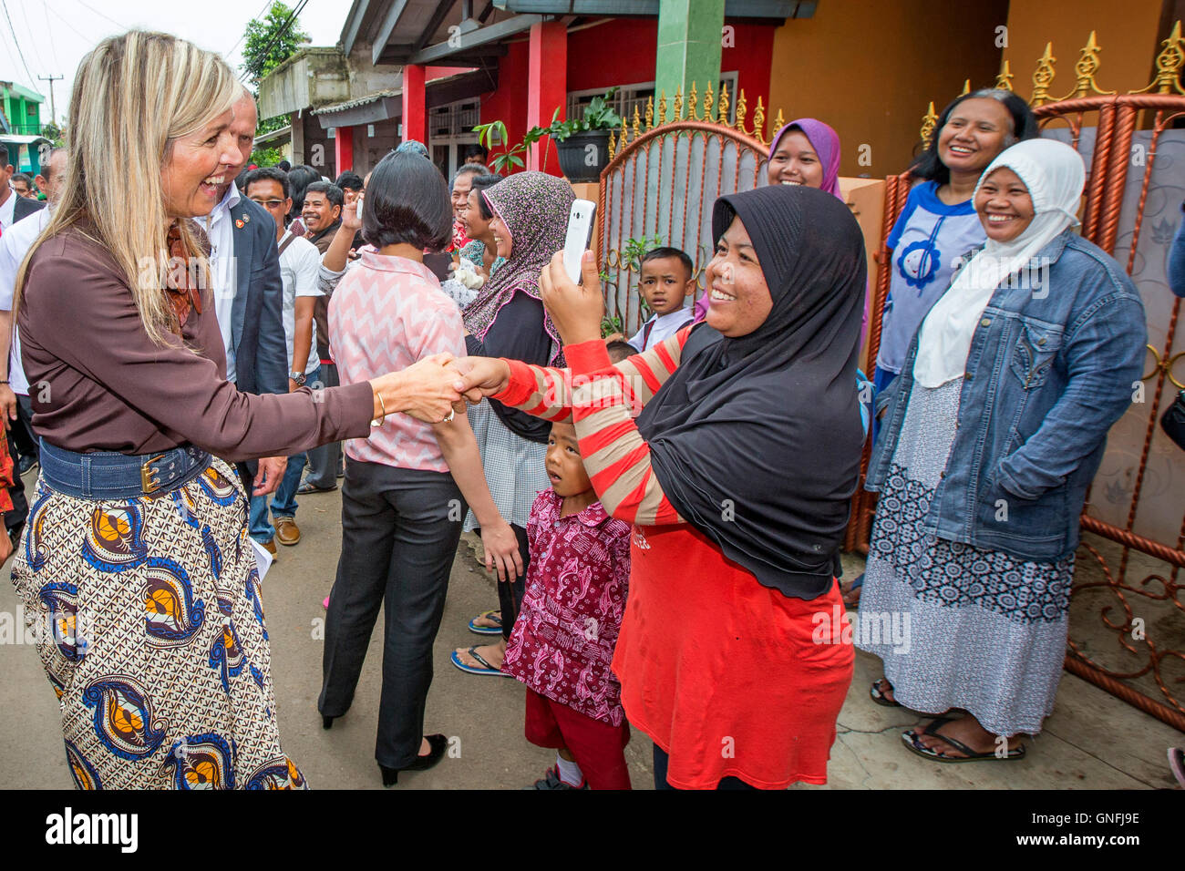 Jakarta, Indonesia. 31st August, 2016. Queen Maxima of The Netherlands ...