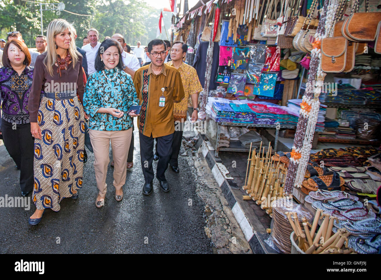 Jakarta, Indonesia. 31st August, 2016. Queen Maxima of The Netherlands ...