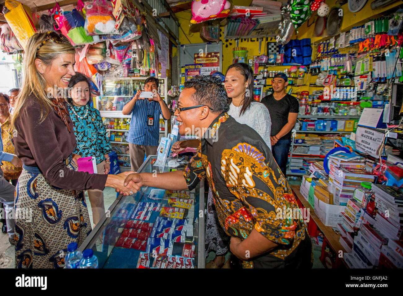 Jakarta, Indonesia. 31st August, 2016. Queen Maxima of The Netherlands ...