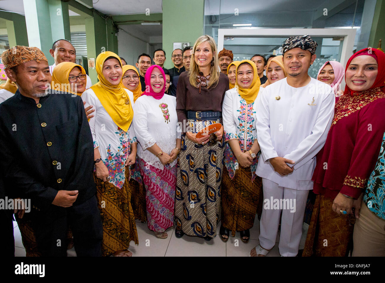 Jakarta, Indonesia. 31st August, 2016. Queen Maxima of The Netherlands ...